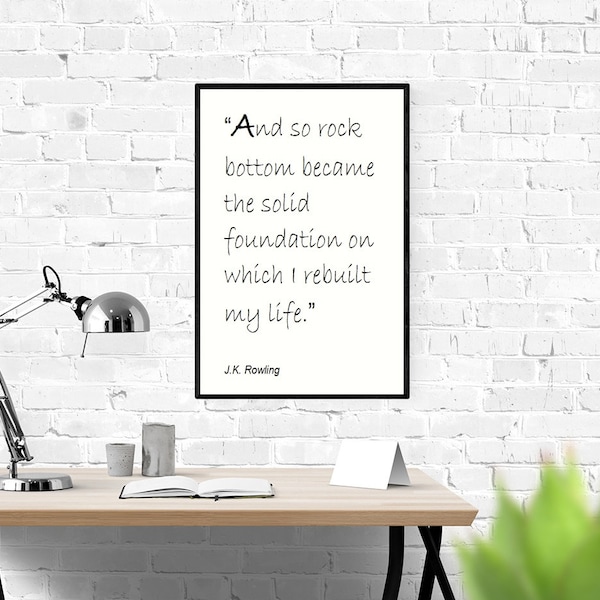 Rock Bottom Poster - Etsy