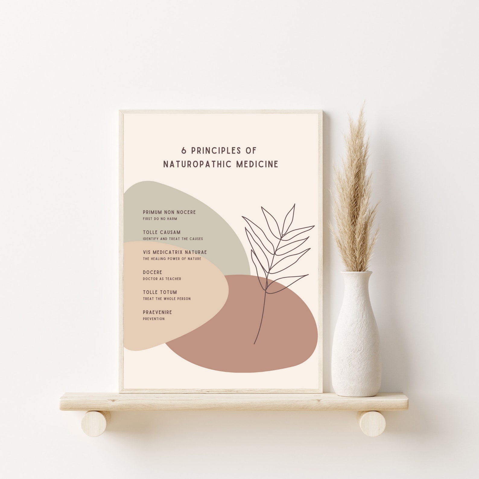 6 Principles of Naturopathic Medicine Print, Digital Download for Print ...