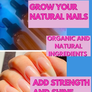 Natural Nail Grower Cuticle and Nail Oil Nail Growth Oil Nail Growth ...