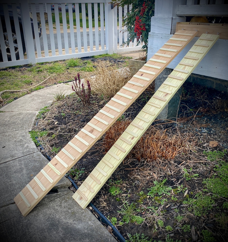 Outdoor Pine Pet Ramp With Sides: Chicken, Ferret, Small Animal - Etsy