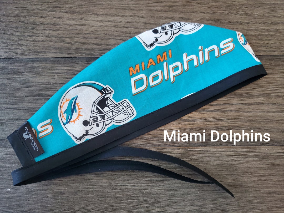 Miami Dolphins - Surgical Scrub Caps - Etsy