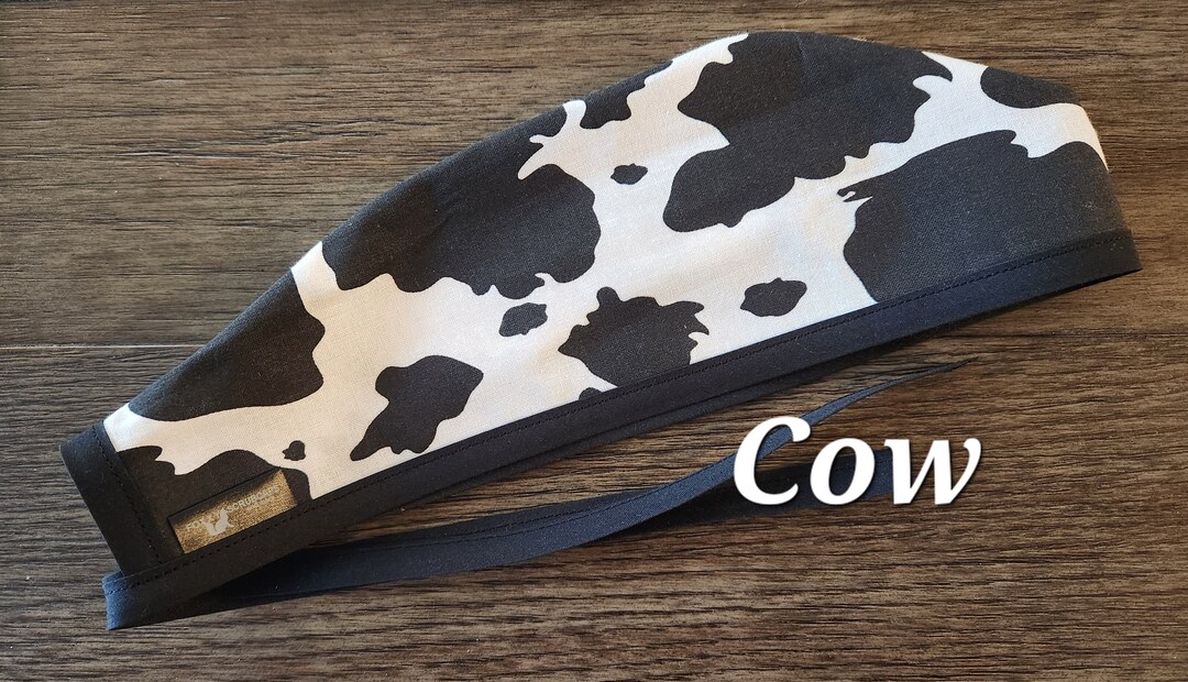 Cow - Surgical Scrub Cap - Etsy