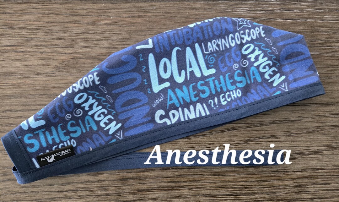 Anesthesia - Surgical Scrub Caps - Etsy
