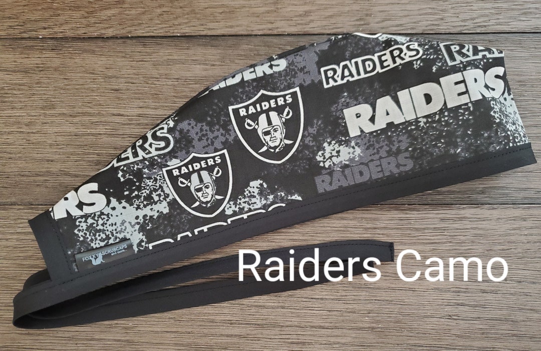 Las Vegas Raiders Camo - Surgical Scrub Caps - Etsy