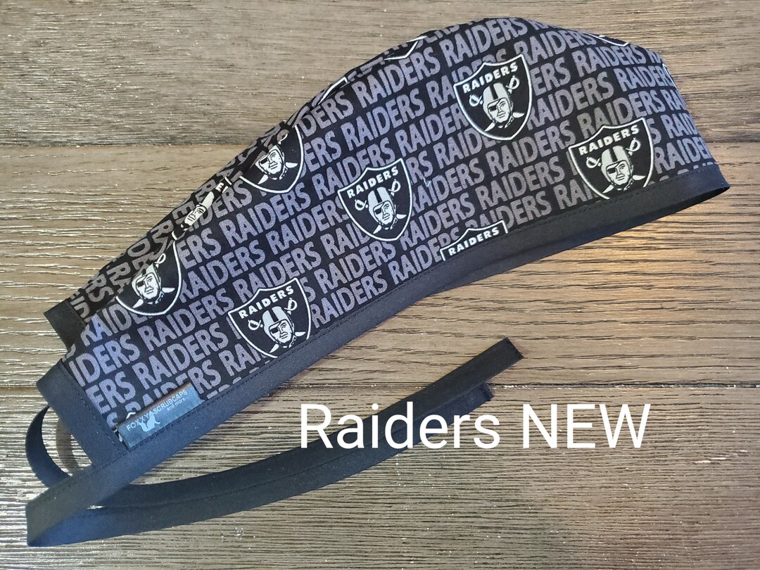 Las Vegas Raiders NEW STYLE - Surgical Scrub Caps - Etsy