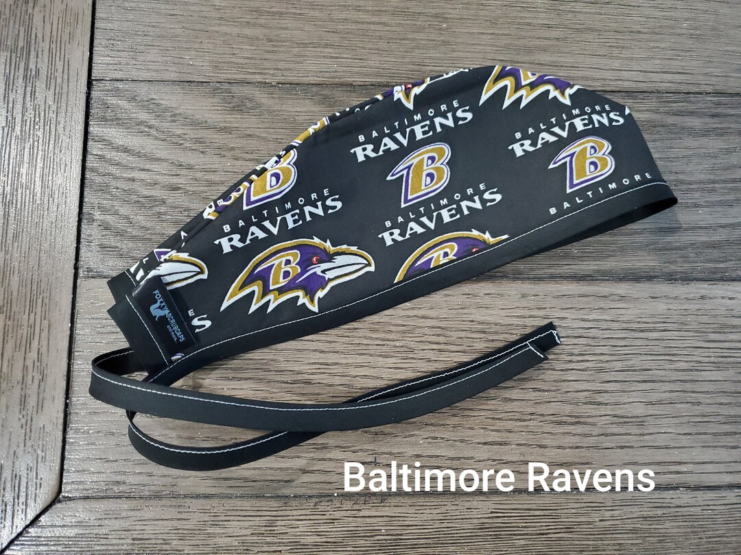 Baltimore Ravens Surgical Scrub Caps - Etsy
