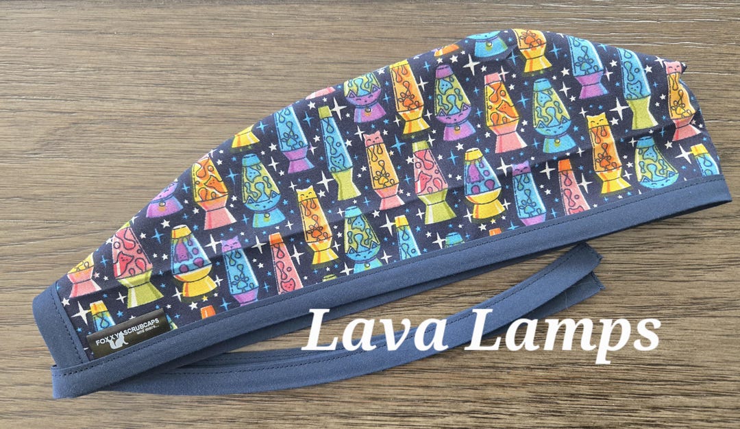 Lava Lamps - Surgical Scrub Cap - Etsy