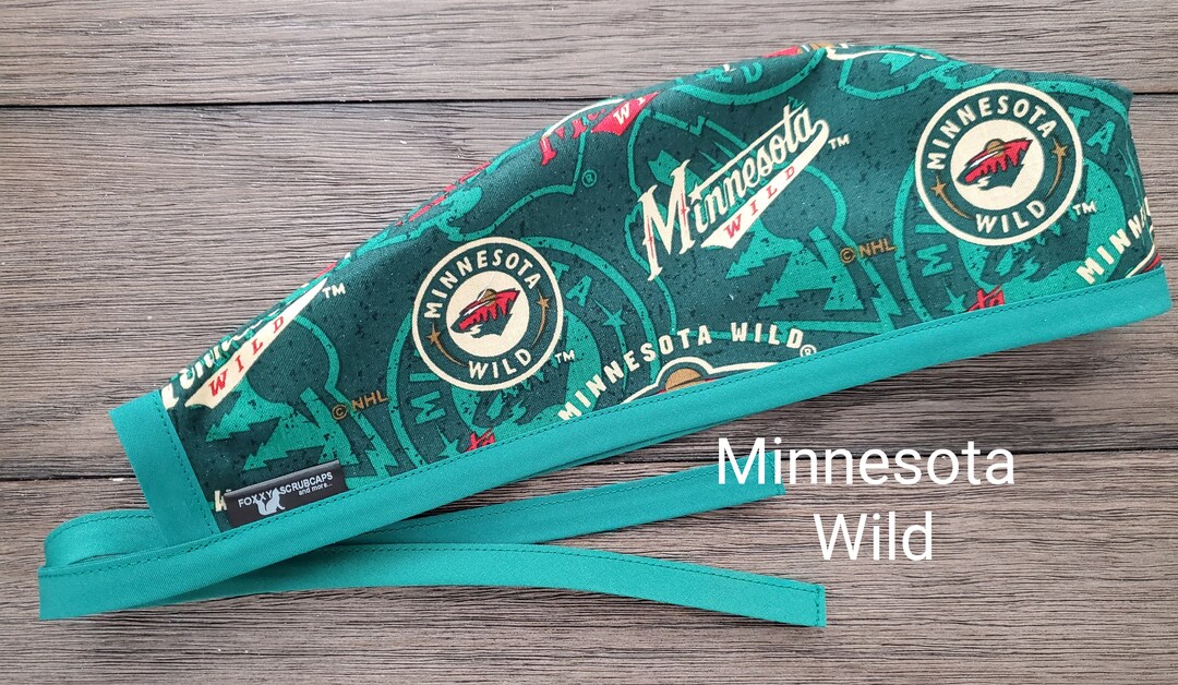 Minnesota Wild - Surgical Scrub Caps - Etsy