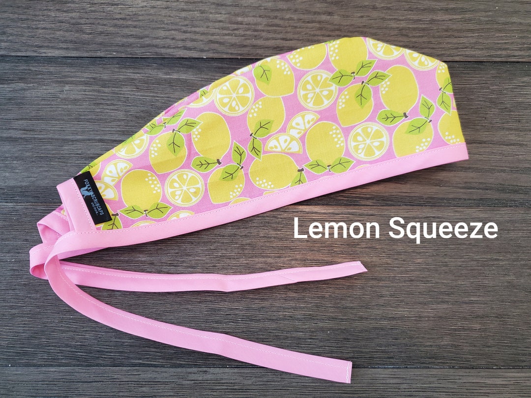 Lemon Squeeze - Surgical Scrub Caps - Etsy
