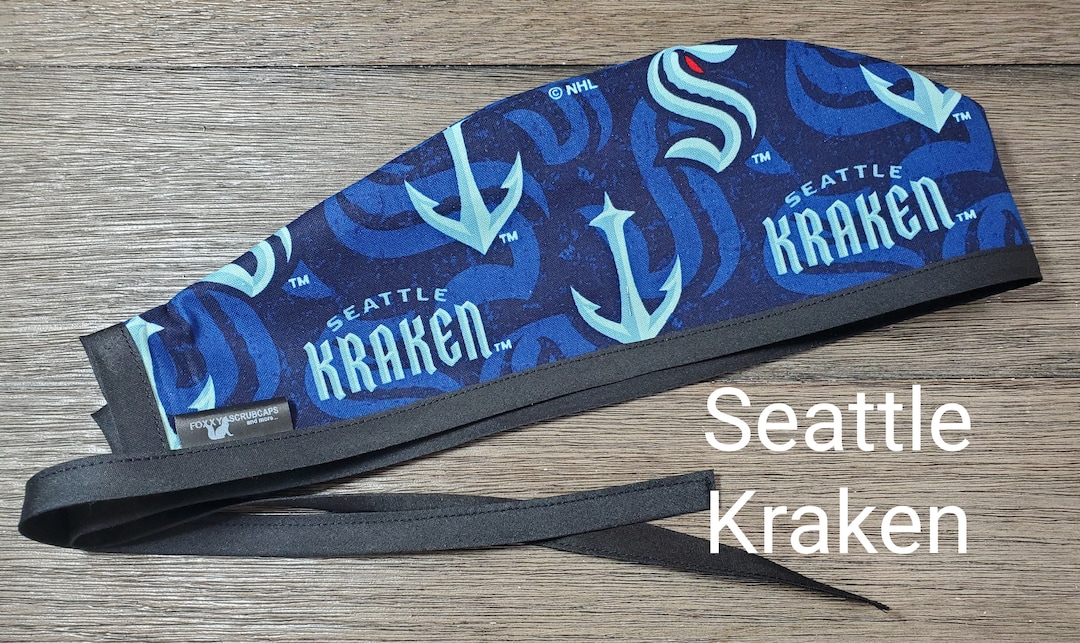 Seattle Kraken - Surgical Scrub Caps - Etsy