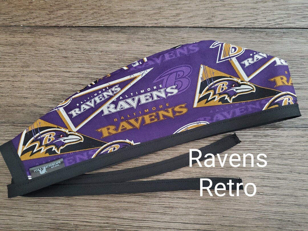 Ravens Retro - Surgical Scrub Caps - Etsy