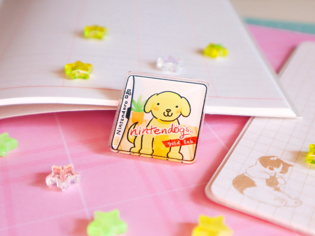 Virtual Pet DS Dog, Golden Lab DS Cartridge Pin - Etsy