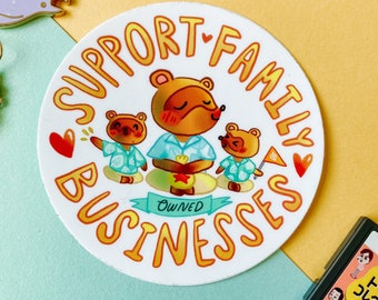 Tom Nook Sticker - Etsy