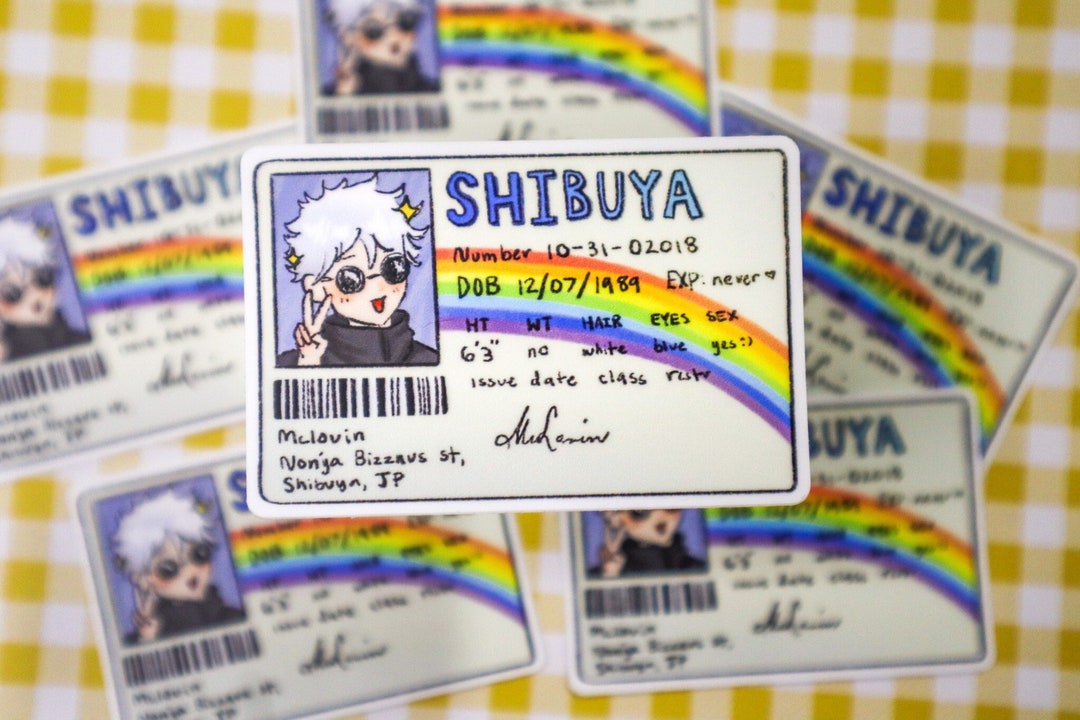 Anime and Manga Inspired J J K Satoru Superbad License Sticker - Etsy
