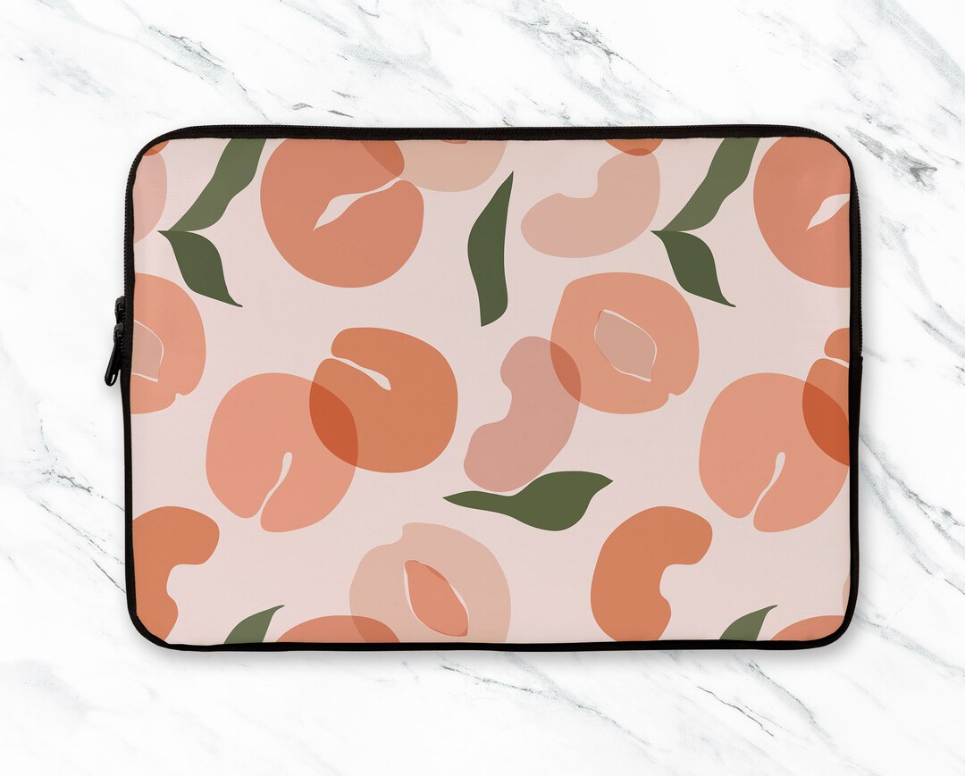 Peach Laptop Sleeve Fruits Laptop Sleeve Paints Laptop Sleeve 12 Inch ...