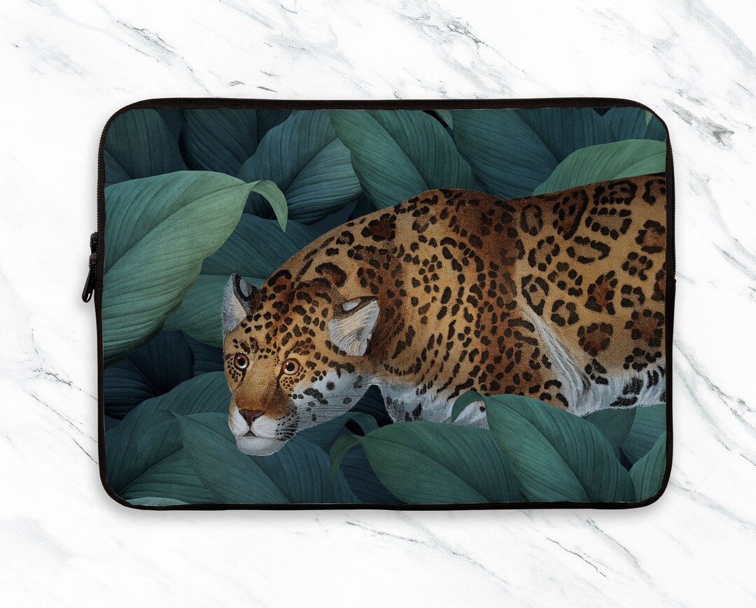 Leopard Laptop Sleeve Wild Cat Laptop Sleeve Nature Laptop Sleeve 12 ...