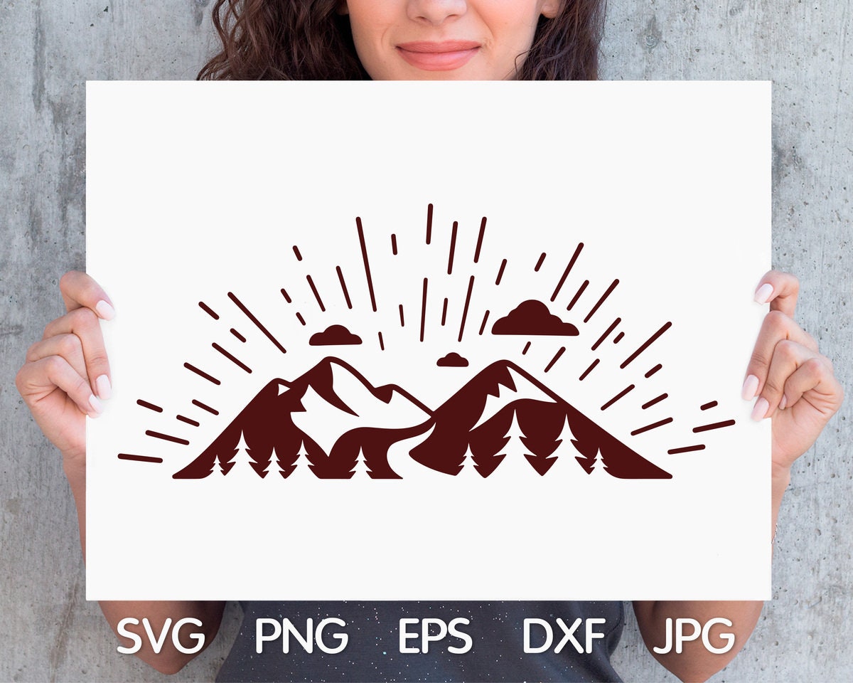 Berg Svg Berge Svg Datei Berg Clipart Camping Svg Berg - Etsy Schweiz