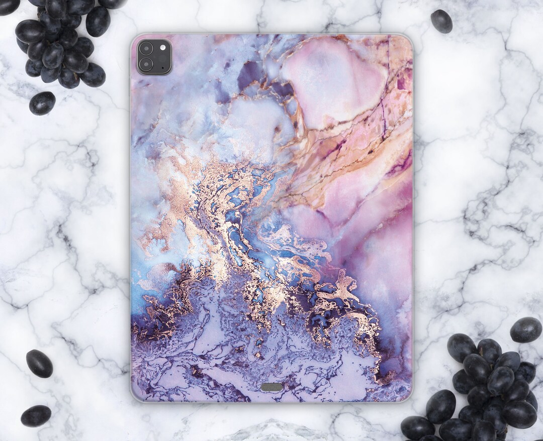 Purple Marble iPad Mini 6 Case iPad Pro 12.9 Case Marbled Art iPad Pro ...