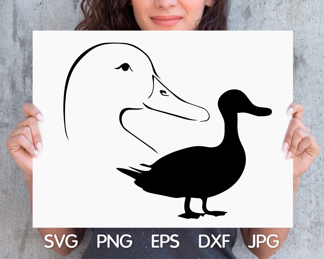 Duck SVG Duckling Svg Goose SVG Bird Svg Cutting File Duck Silhouette ...
