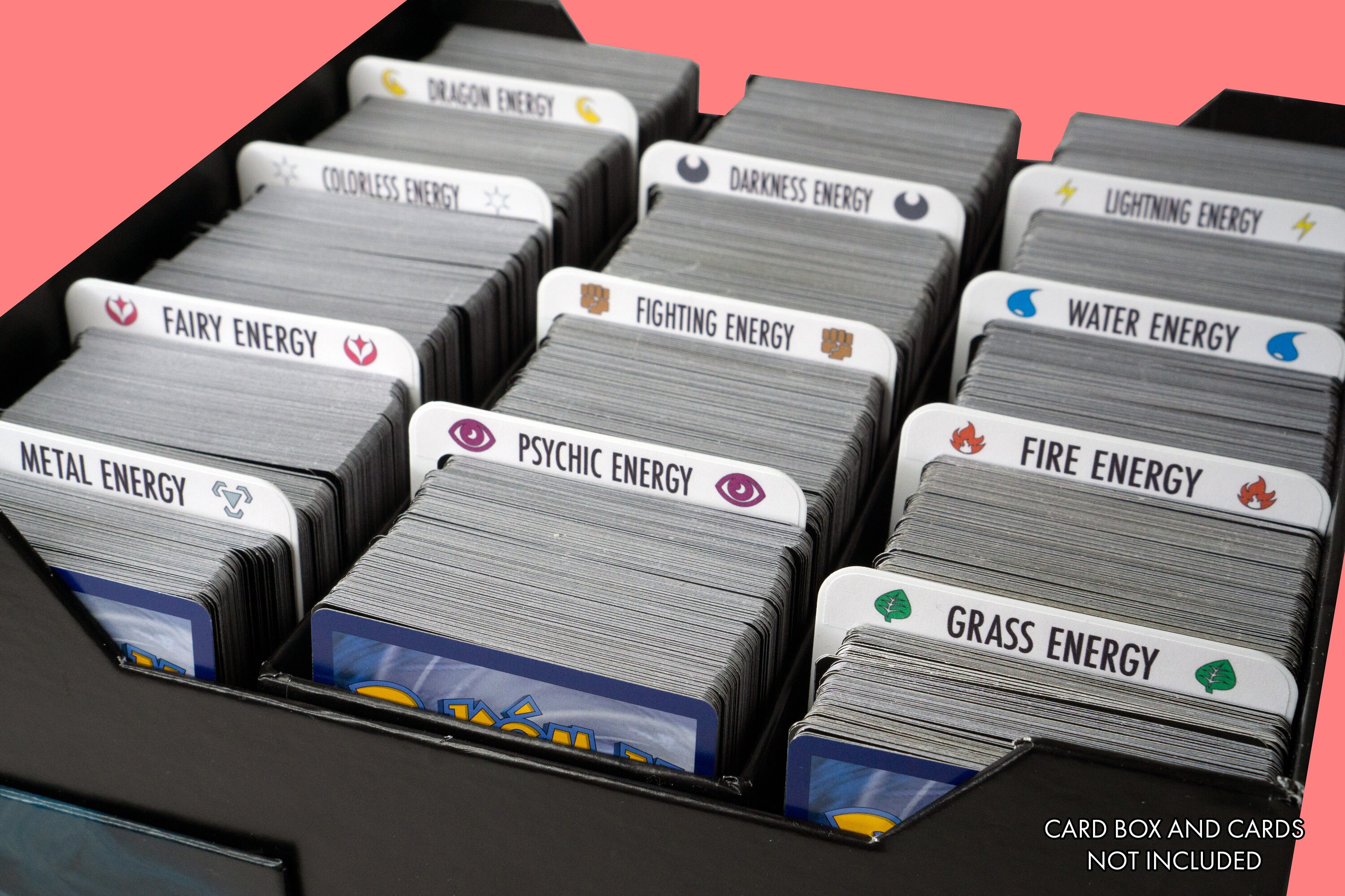 Sort Pokémon by Pokémon Energies Trading Card Dividers W/ - Etsy UK