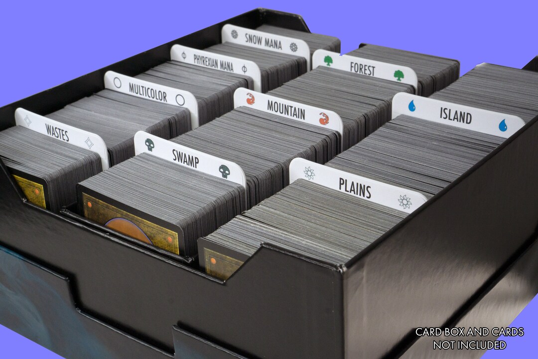 Customized Magic the Gathering Trading Card Dividers W/ Labels | Basic ...
