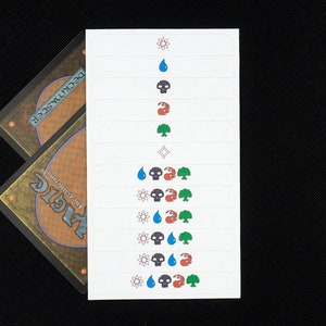 Sort MTG by Color Combinations | Trading Card Dividers W/ FREE Labels ...