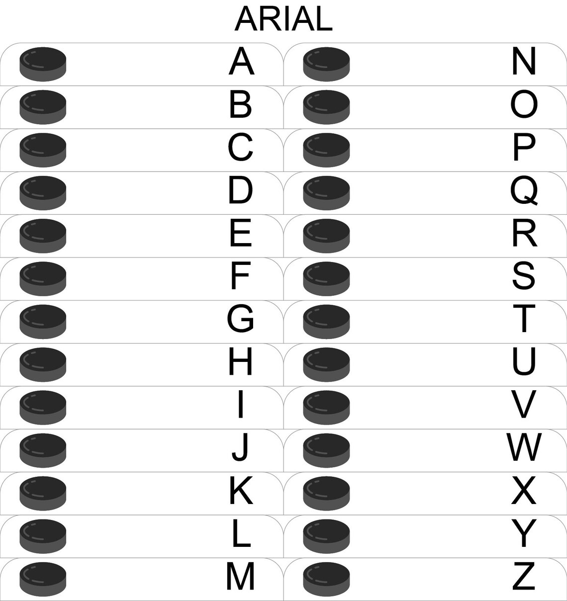 Sort Hockey Cards in Alphabetical Order | Card Dividers W/ FREE A to Z ...