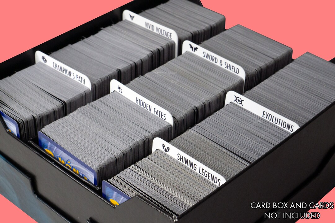 Sort Pokémon by Expansion Sets | Trading Card Dividers W/ FREE Labels ...