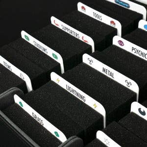Sort Pokémon by Pokémon Types and Trainer | Trading Card Dividers W ...