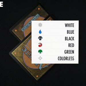 Sort MTG by Color Combinations | Trading Card Dividers W/ FREE Labels ...