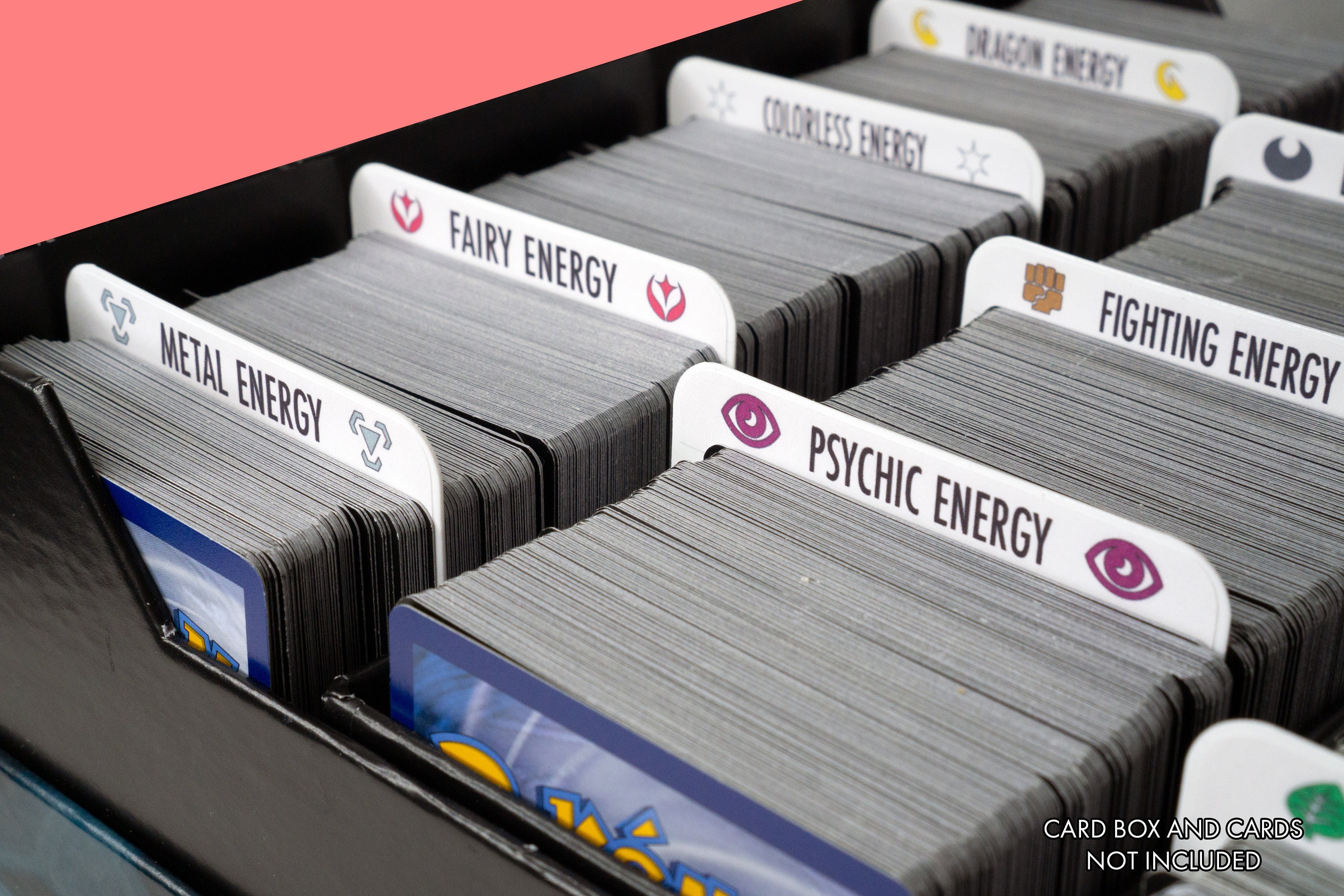 Sort Pokémon by Pokémon Energies Trading Card Dividers W/ - Etsy UK