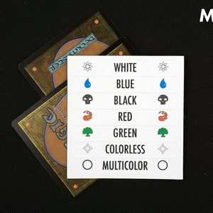 Sort MTG by Mana Colors | Trading Card Dividers W/ FREE Labels ...