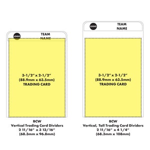 Sort Cards by Professional Football Teams | Card Dividers W/ FREE NFL ...