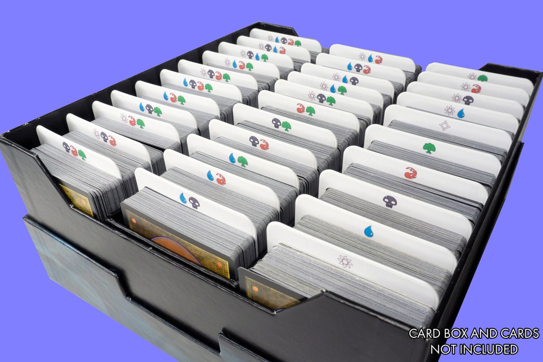 Sort MTG by Color Combinations | Trading Card Dividers W/ FREE Labels ...