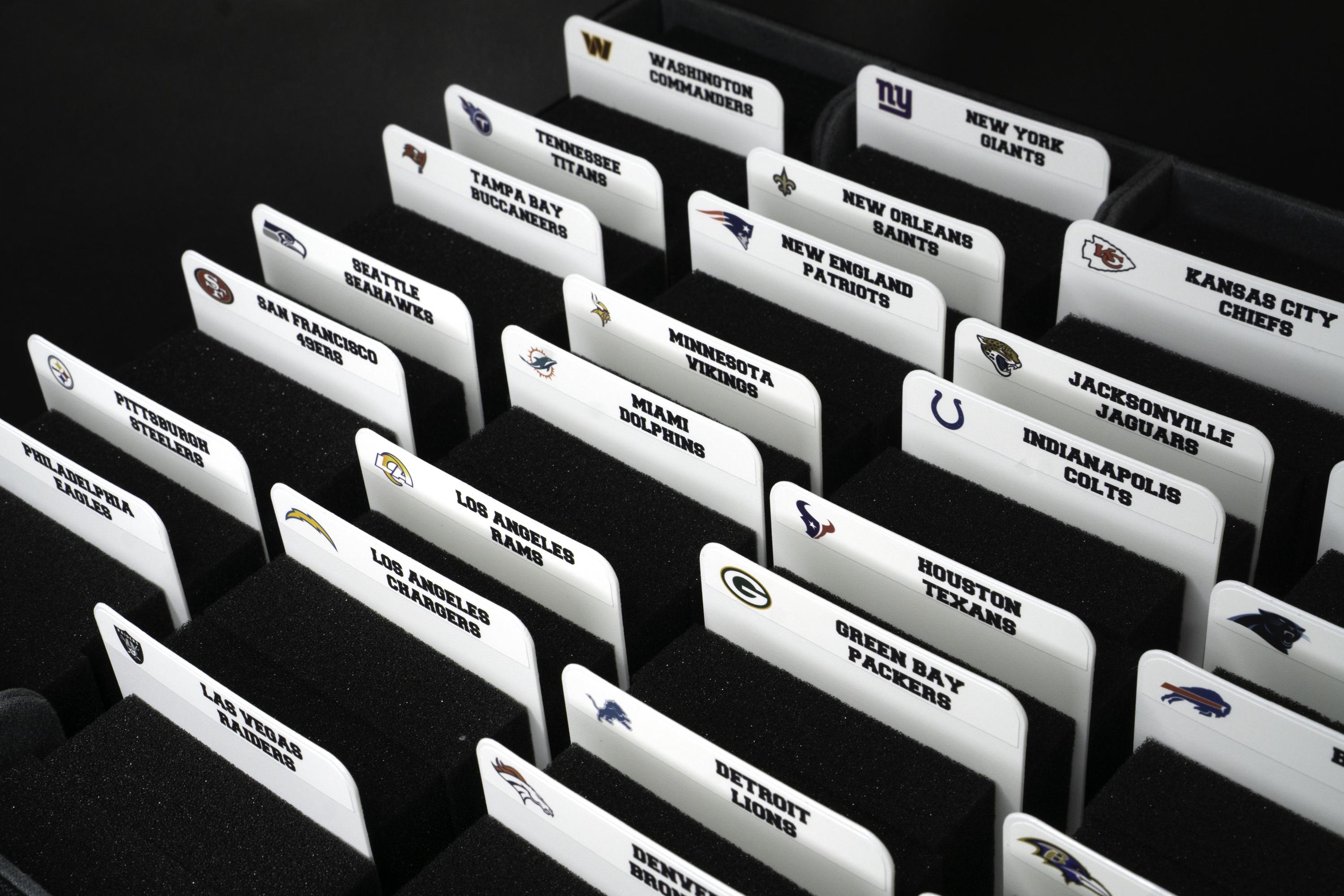Sort Cards by Professional Football Teams | Card Dividers W/ FREE NFL ...