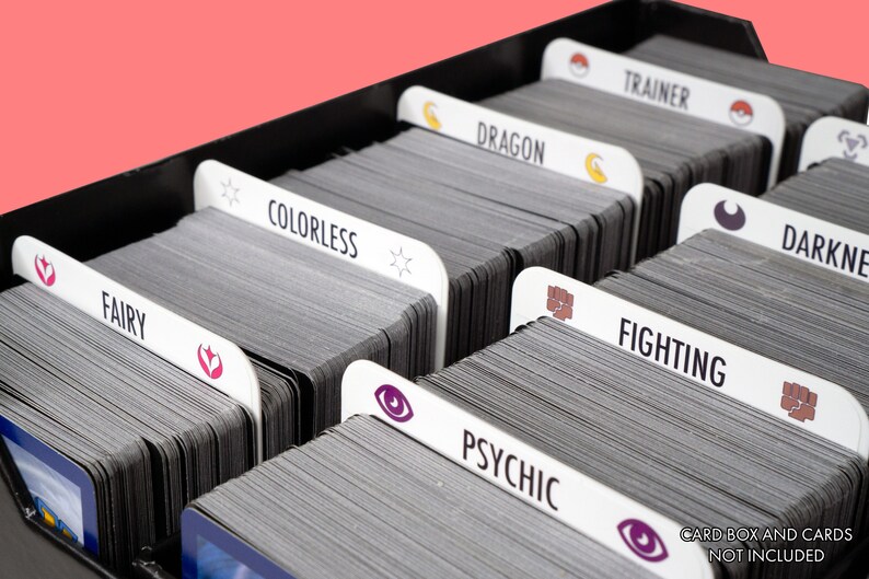 Sort Pokémon by Pokémon Types and Trainer Trading Card - Etsy