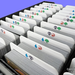 Sort MTG by Color Combinations | Trading Card Dividers W/ FREE Labels ...