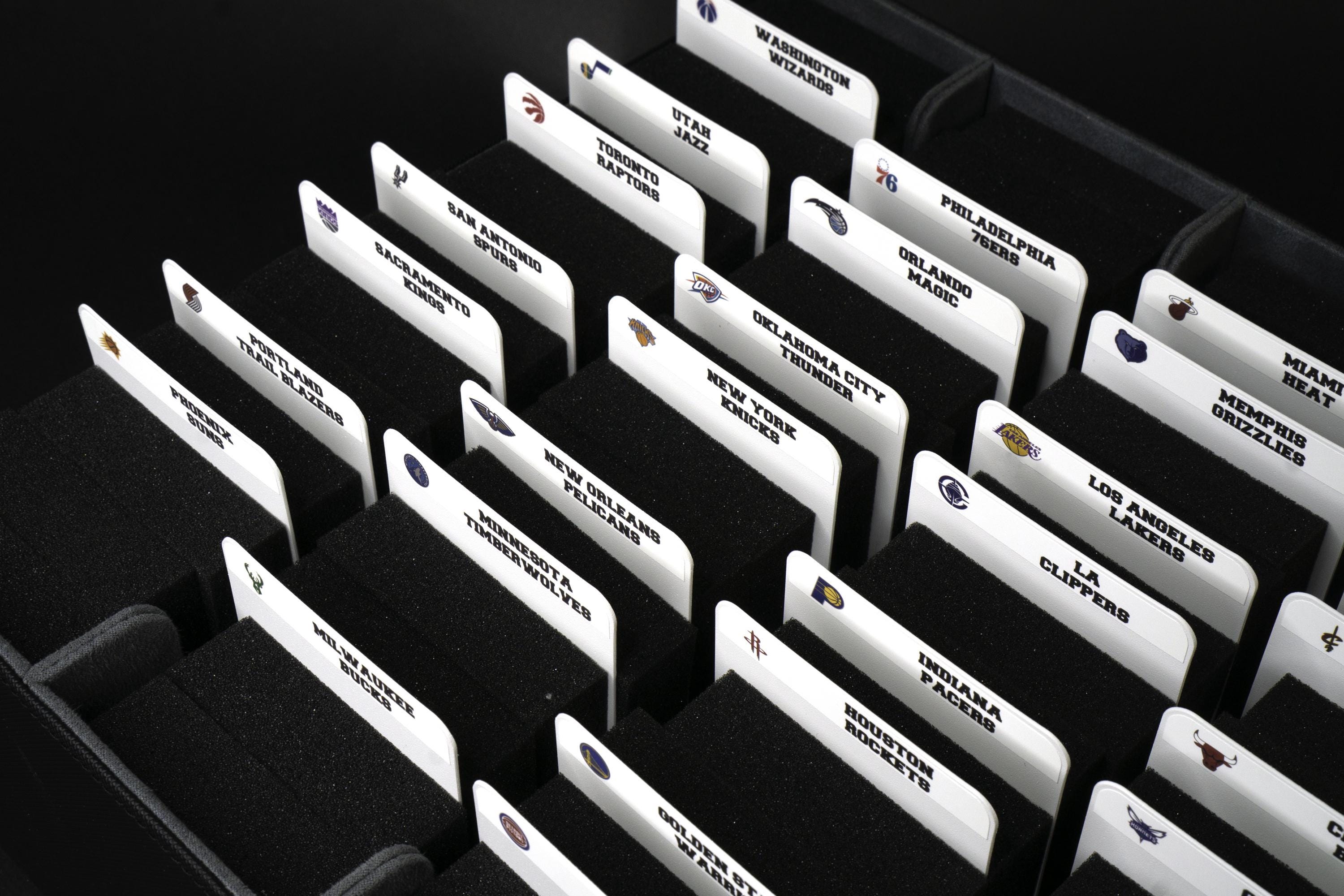 Sort Cards by Professional Basketball Teams | Card Dividers W/ FREE NBA ...