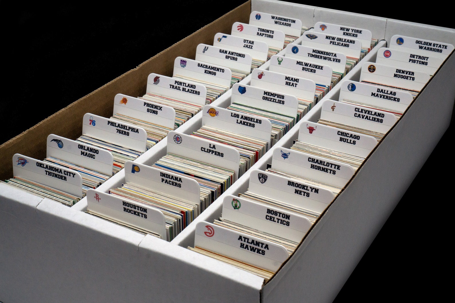 Sort Cards by Professional Basketball Teams | Card Dividers W/ FREE NBA ...