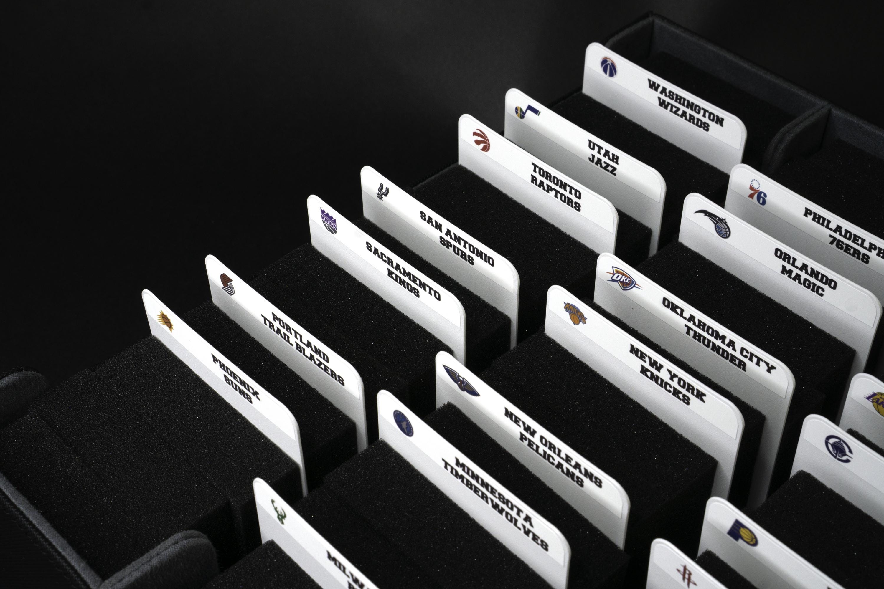 Sort Cards by Professional Basketball Teams | Card Dividers W/ FREE NBA ...
