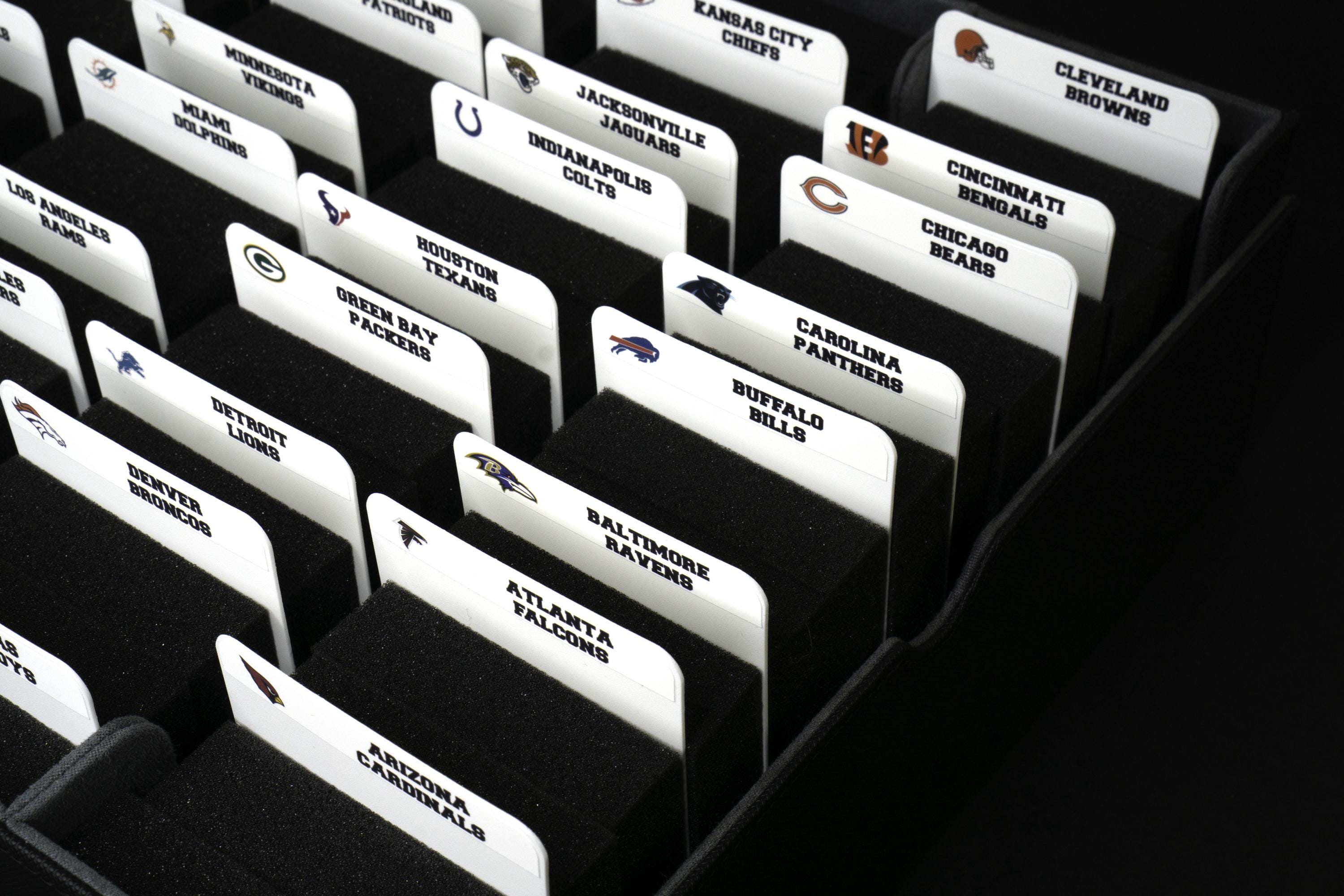 Sort Cards by Professional Football Teams | Card Dividers W/ FREE NFL ...