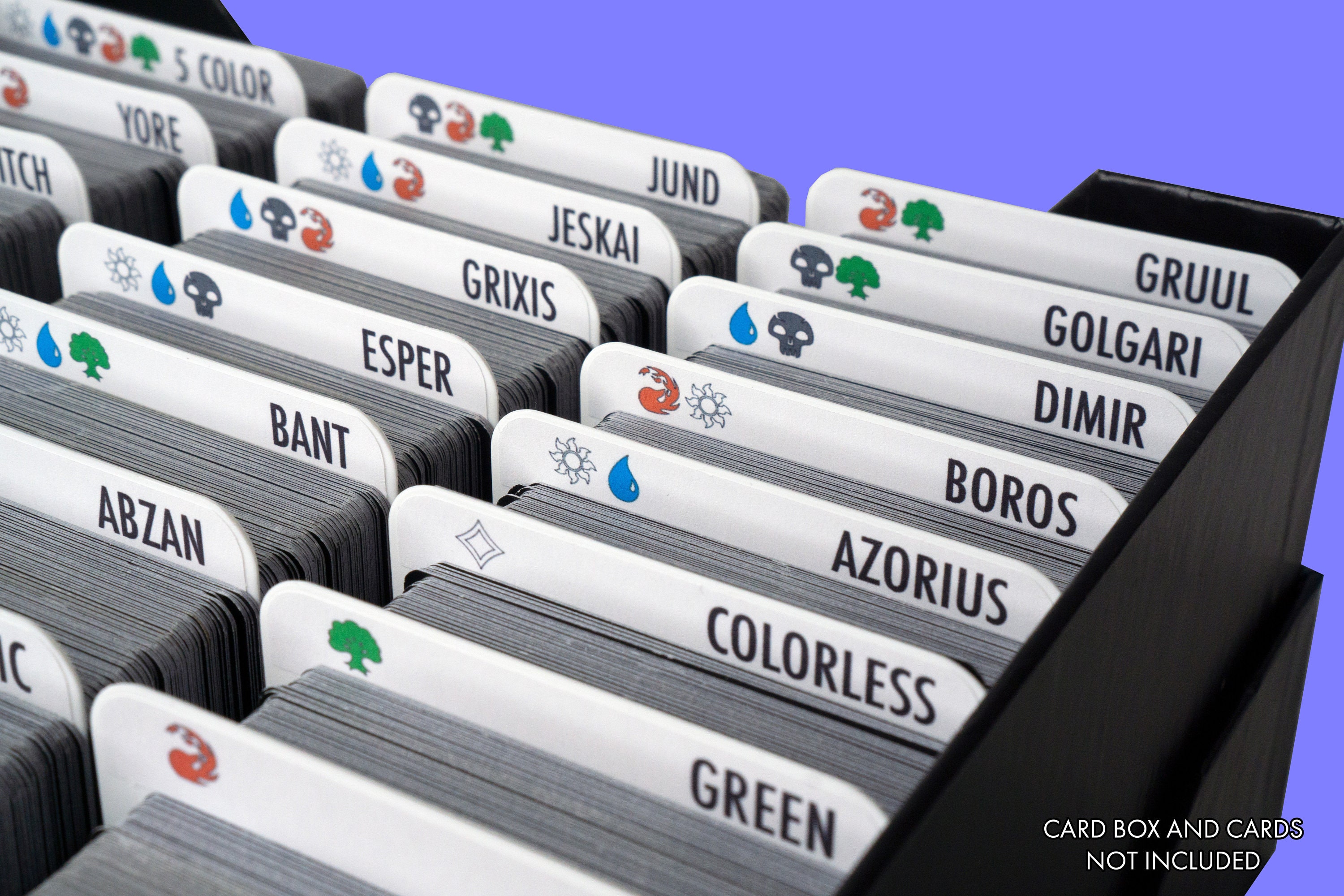 Sort MTG by Color Combinations Trading Card Dividers W/ FREE - Etsy