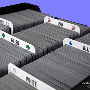 Sort MTG by Mana Colors | Trading Card Dividers W/ FREE Labels ...