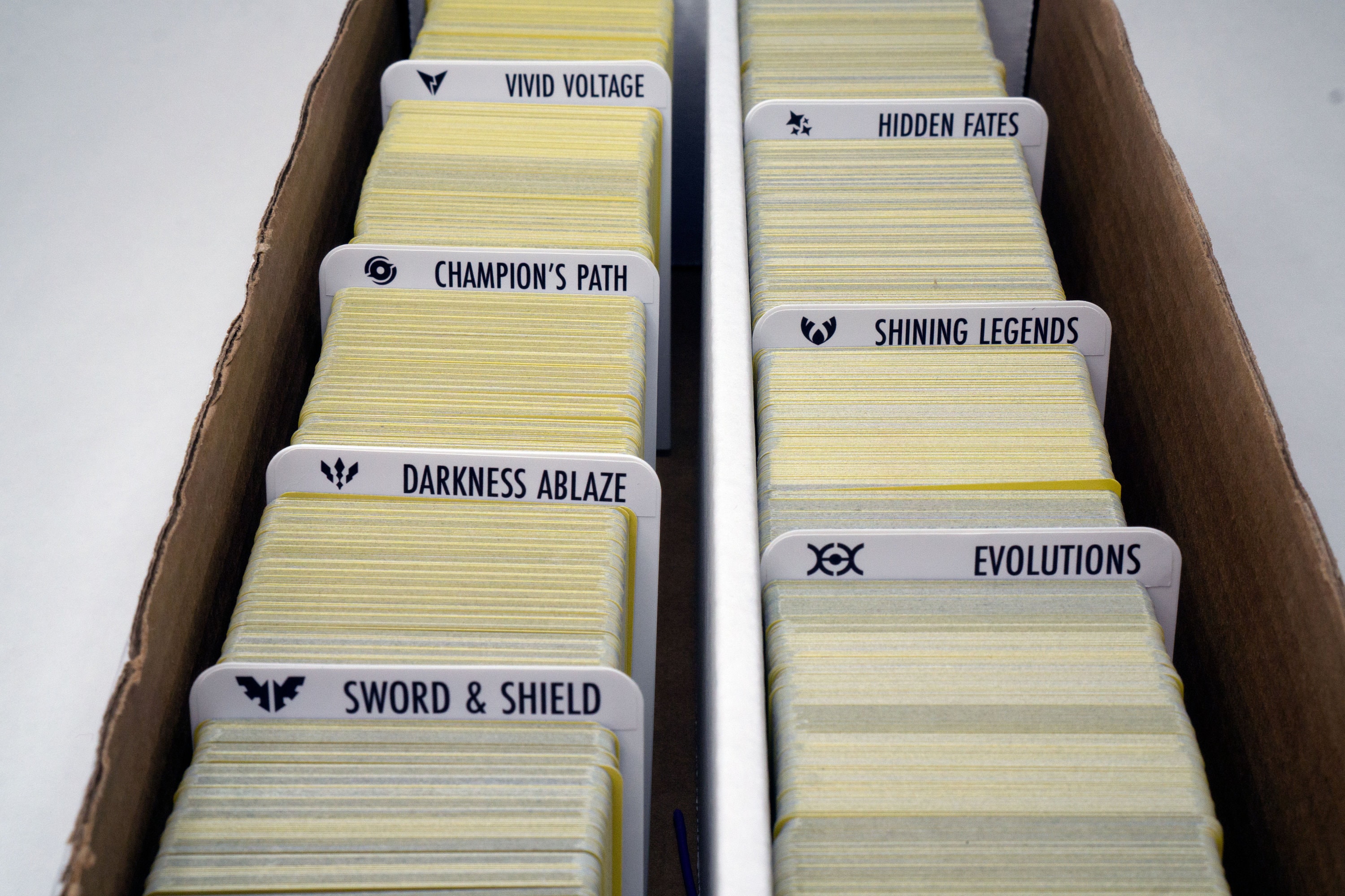 5 Customized Pokemon Trading Card Divider w/ Labels Pokemon | Etsy