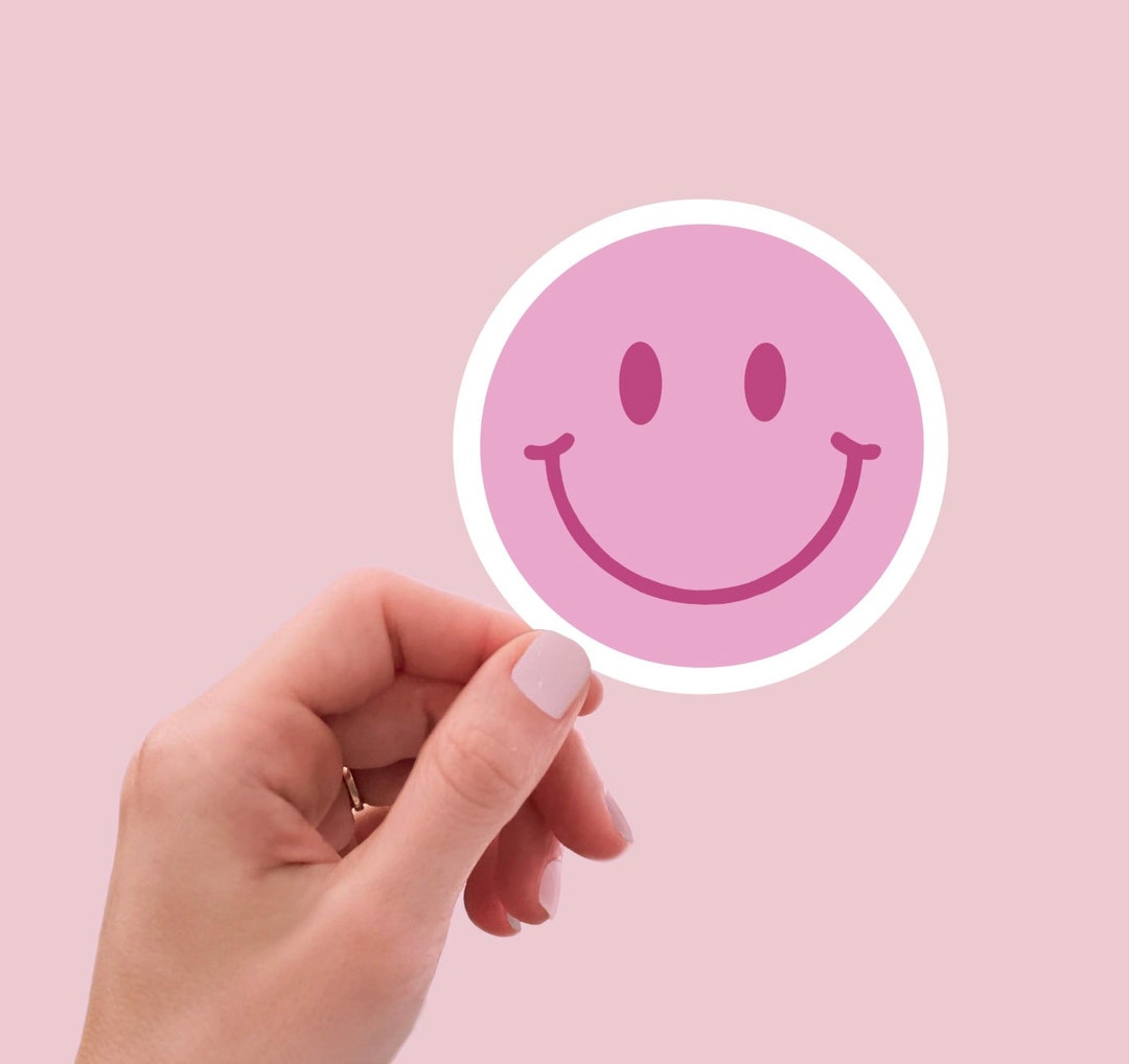 Smiley Face Vinyl Sticker, Stanley Sticker, Water Bottle Sticker, Funny ...
