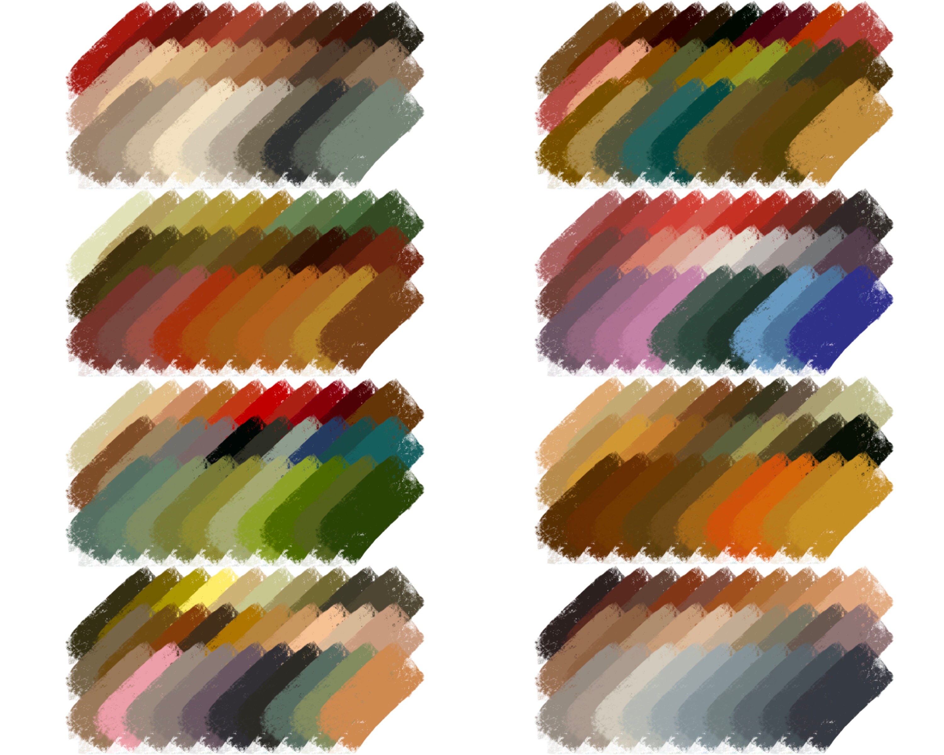 20 Vintage Procreate Color Palettes 600 Colors Bundle / Color Palette ...