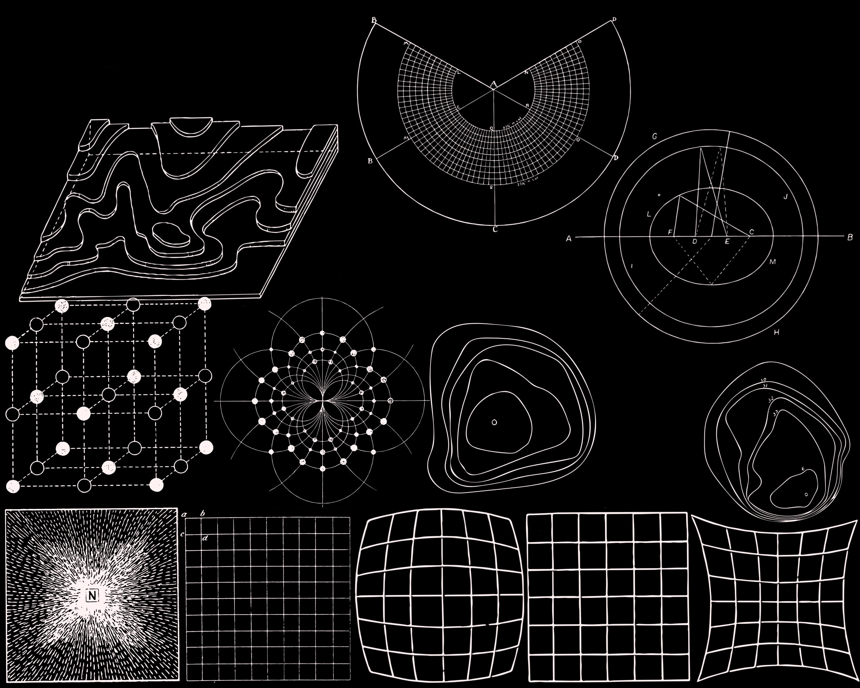 65 Diagram Procreate Stamp Brushes Pt2 / Graphs Math Blueprints Science ...