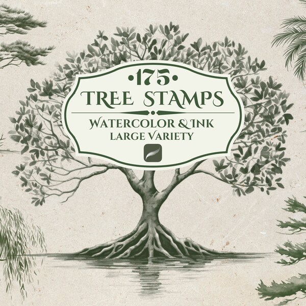Tree Stamp - Etsy