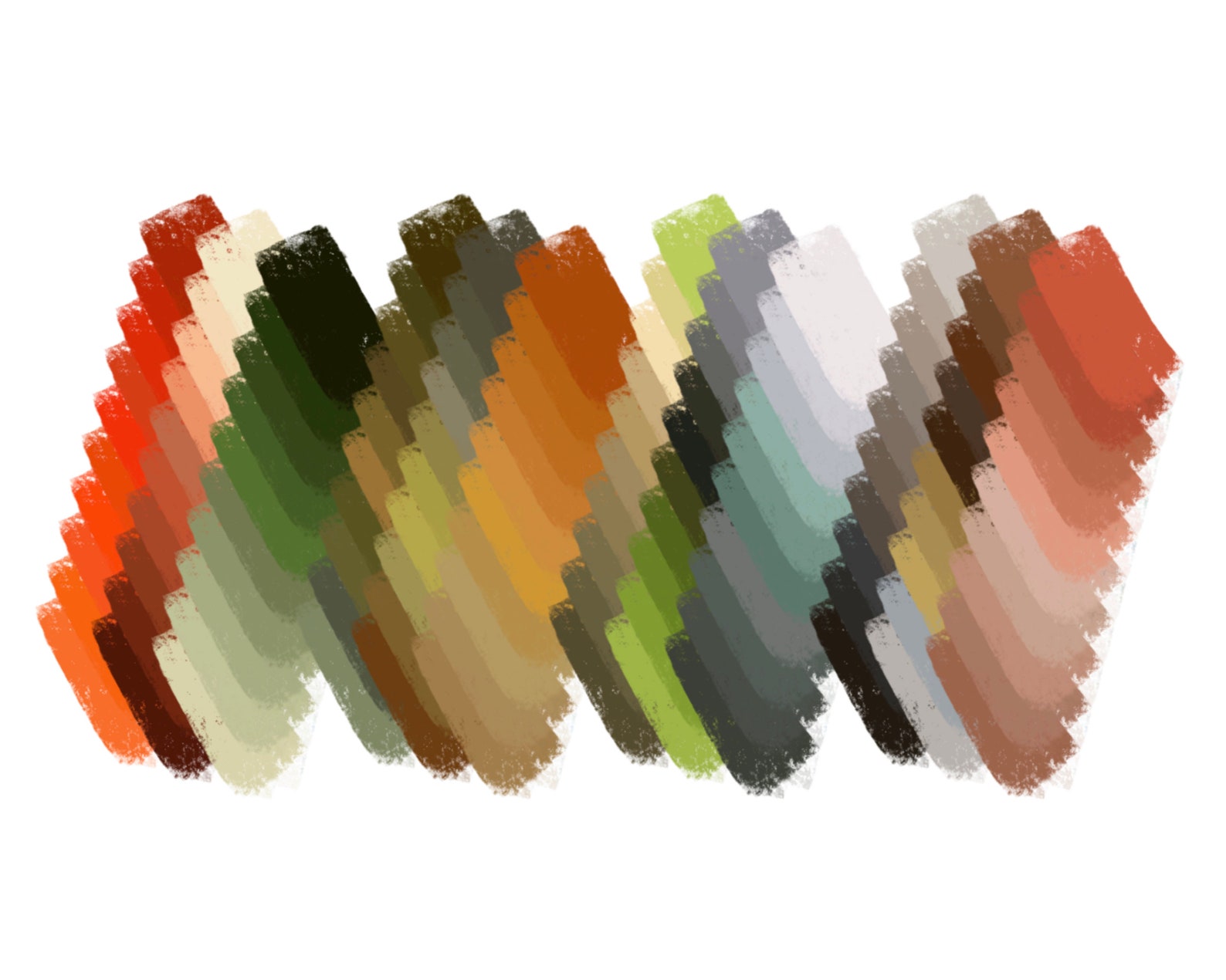 20 Vintage Procreate Color Palettes 600 Colors Bundle / Color Palette ...