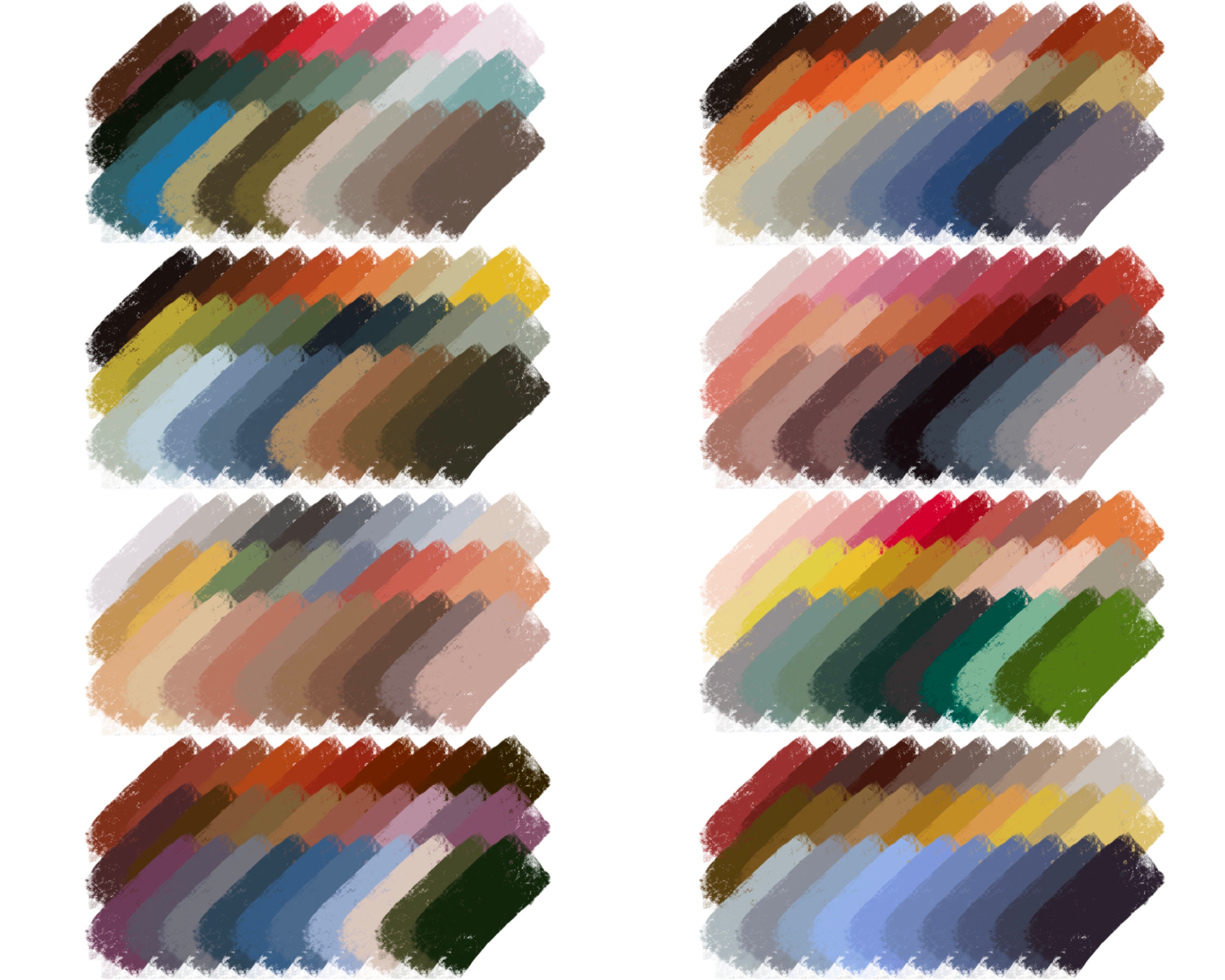 20 Vintage Procreate Color Palettes 600 Colors Bundle / Color Palette ...